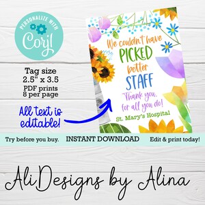 Flowers Theme Teacher Appreciation Week Bundle, PTA PTO Event ...