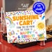 Sunshine Cart Sign, Thank You for Making This School so Happy & Bright ...