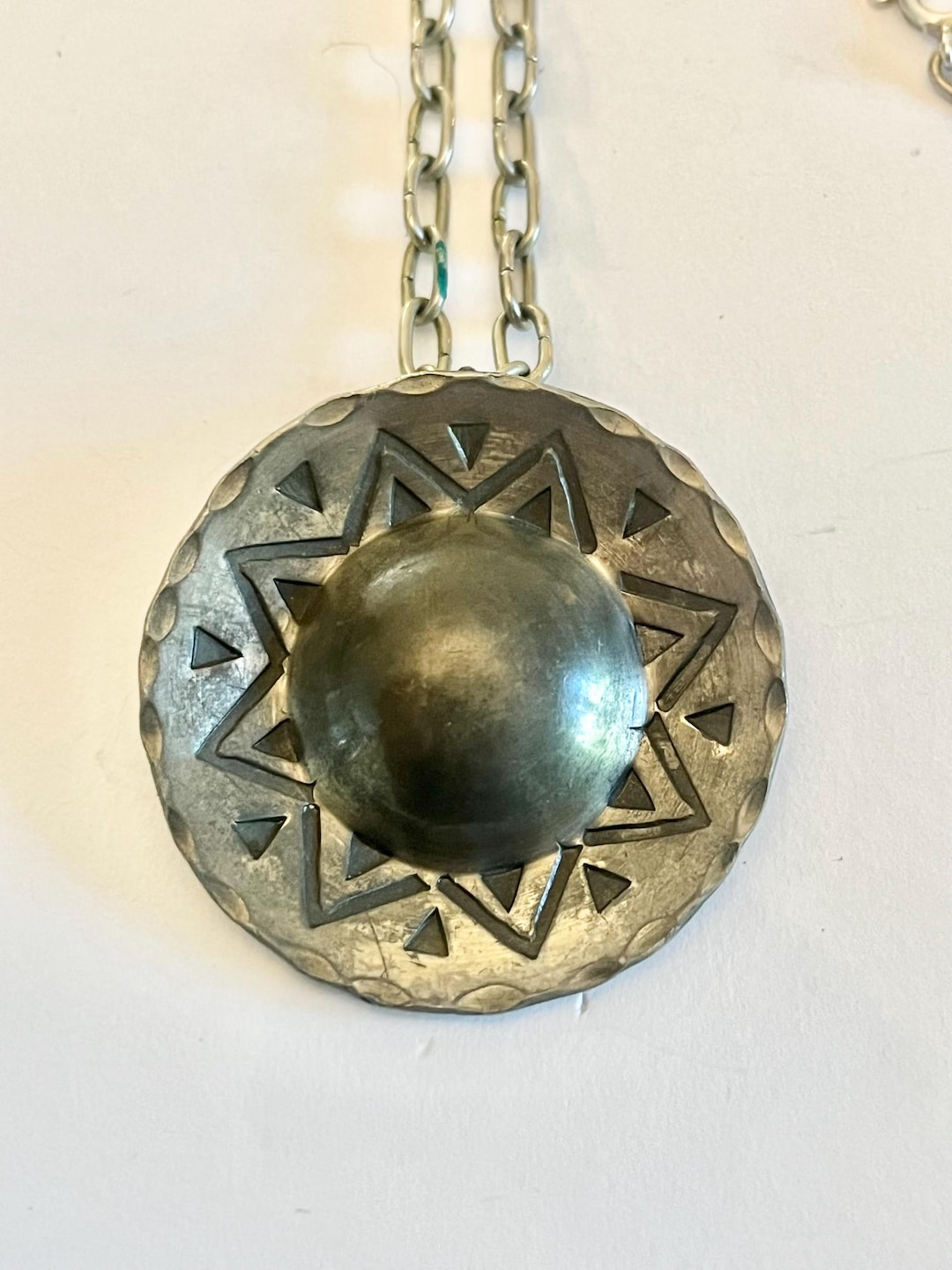Gorgeous Modernist Jyde Kunst Pewter Danish Necklace - Etsy