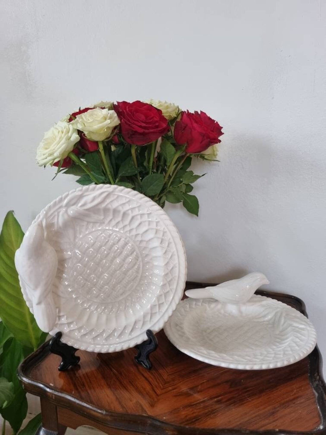 Unusual and Sweet Set of Four Vintage Outeiro Bird Side Plates - Etsy
