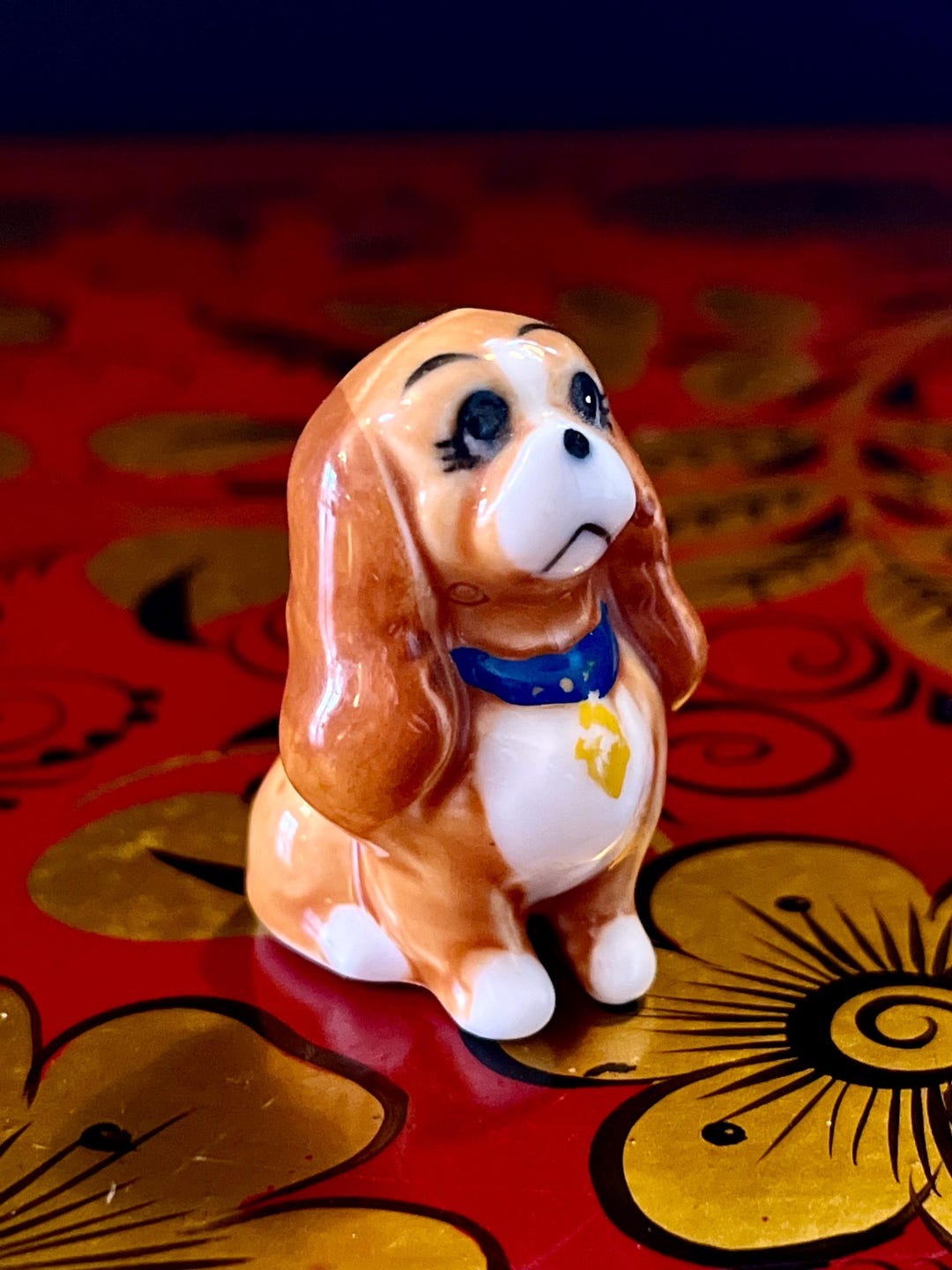 Very Sweet Vintage Lady From Lady and the Tramp Porcelain Dog Figurine ...