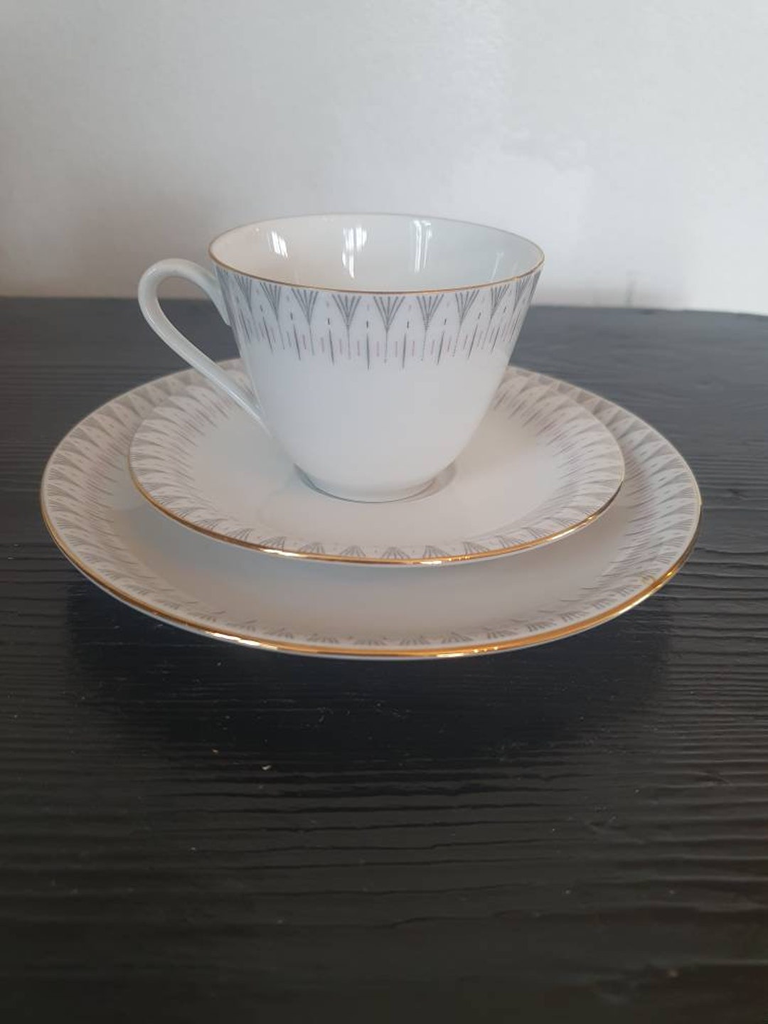1960s Eschenbach Tea Cup, Saucer, and Cake Plate - Etsy