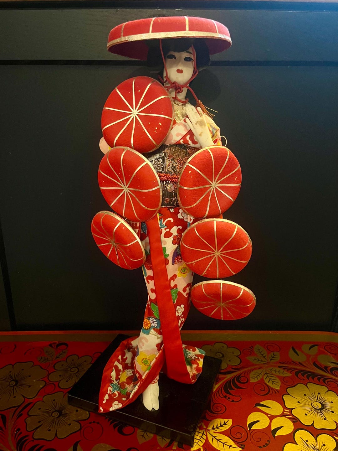 Vintage Nishi Geisha Doll: Seven Hat Dance, Brocade Silk, 1970s - Etsy