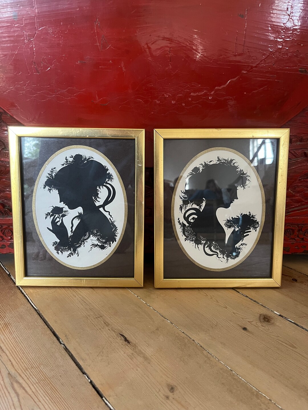 Vintage Bjørn Wiinblad Silhouette Prints - 1970s Danish Art (set of Two ...