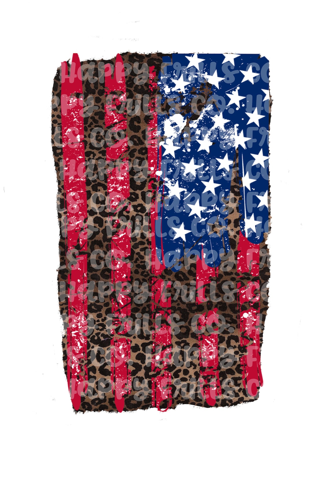 Leopard Flag Design Digital Image Png Instant Download for - Etsy