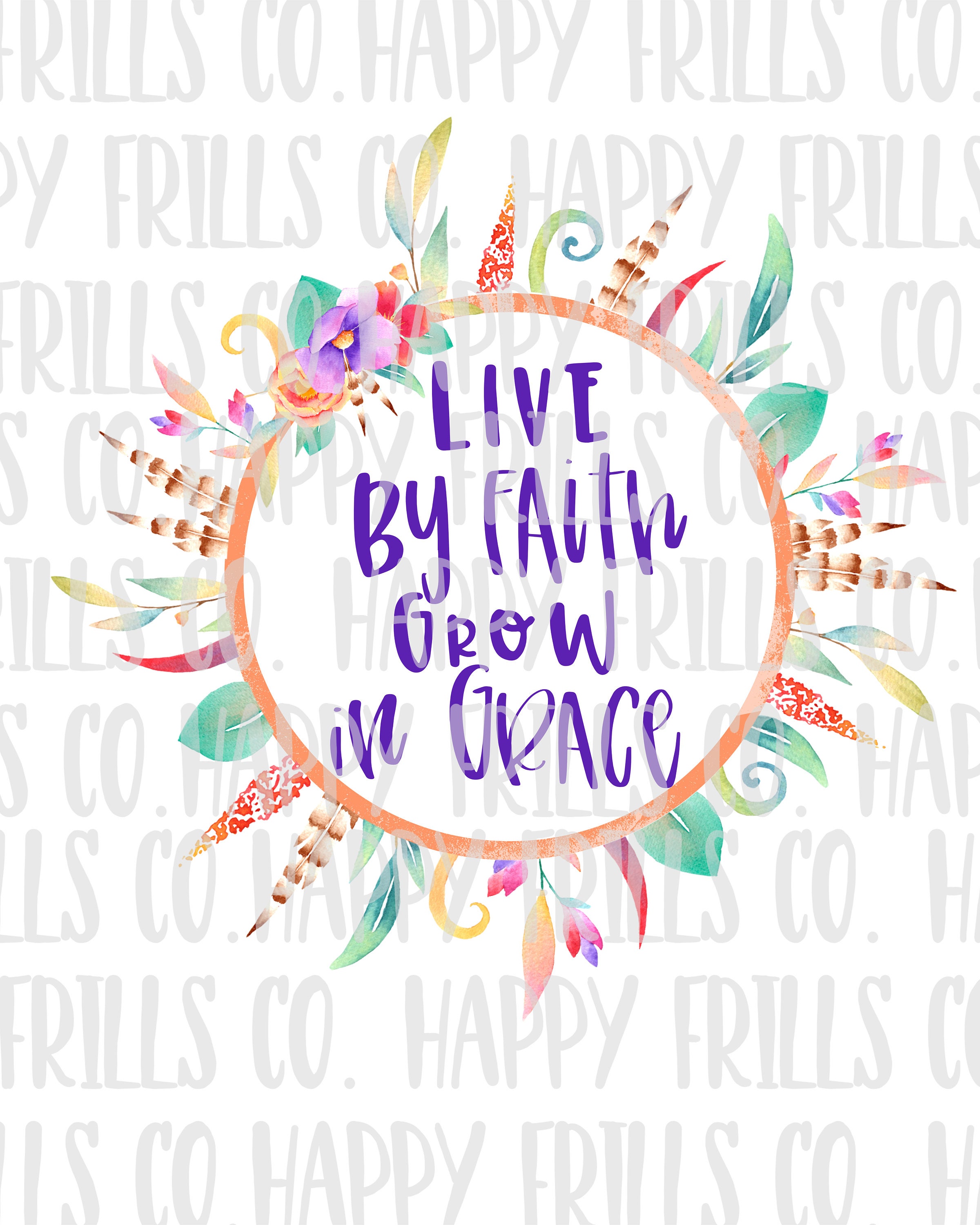 Live by faith grow in grace designs Digital image png instant | Etsy Live by faith grow in grace designs Digital image png instant | Etsy