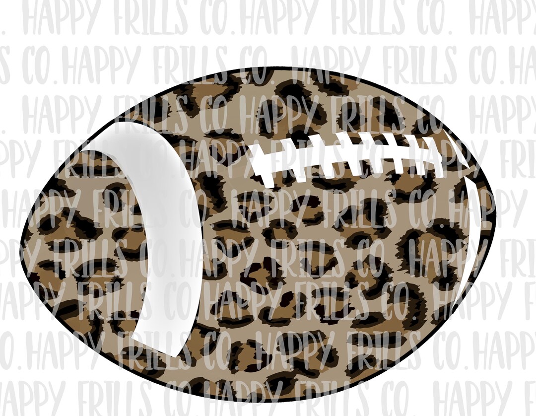 Leopard Football Digital Image Png Instant Download for Sublimation ...