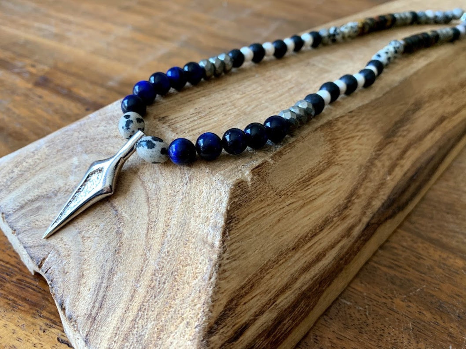 Protection Necklace for Mens Multi Stone Necklace Mens - Etsy