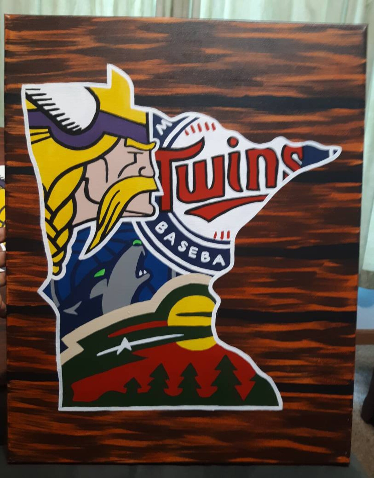 Minnesota Sports Collage 4 teams | Etsy