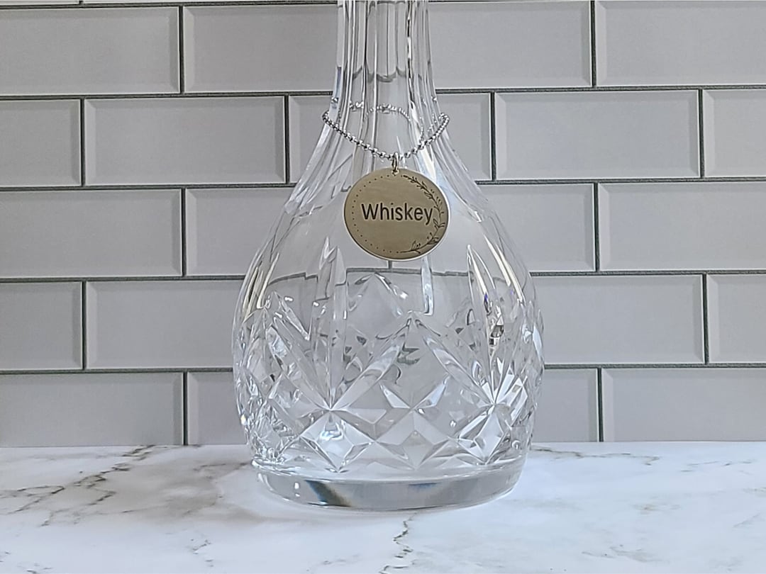 Stainless Steel Decanter Tags | Decanter Labels | Liquor Label | Liquor ...