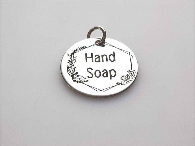 Hexagon Floral Stainless Steel Soap Tags Soap Labels Dish - Etsy