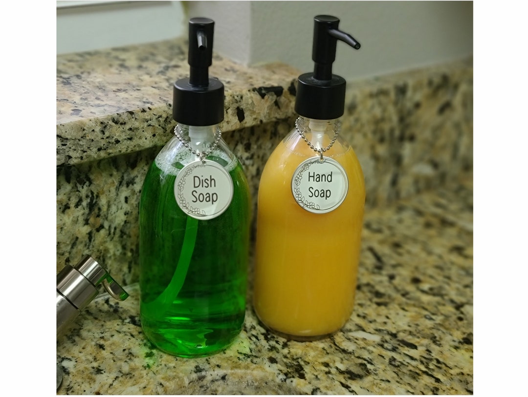 Stainless Steel Soap Tags, Soap Labels, Dish Soap Label, Lotion Label ...