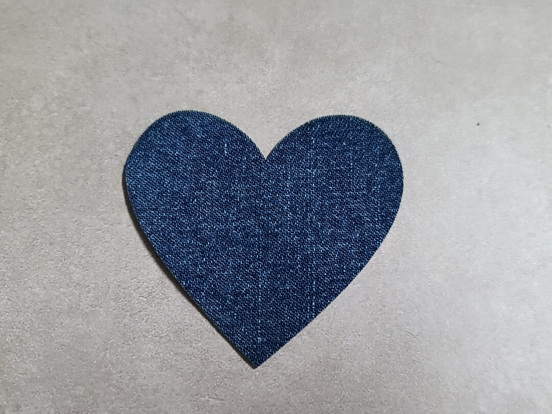 Upcycled Recycled Denim Hearts, Wedding Decorations, Shabby Chic, Junk ...