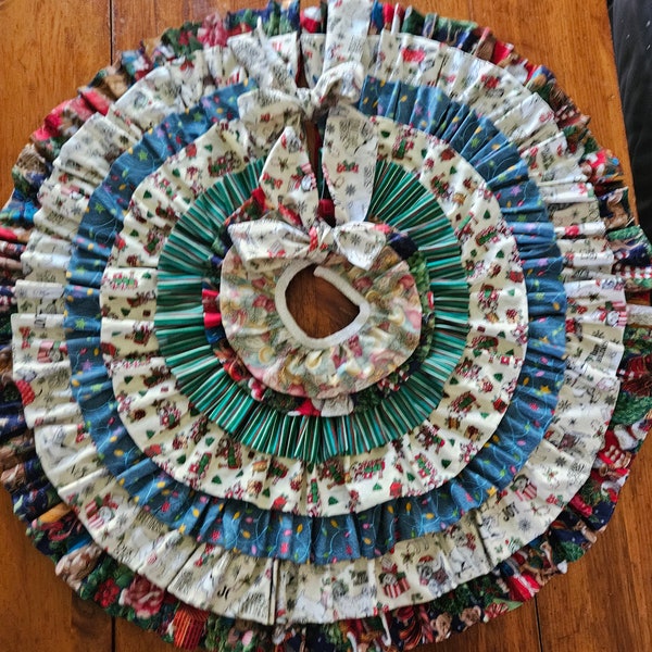 Ruffle Tree Skirt - Etsy