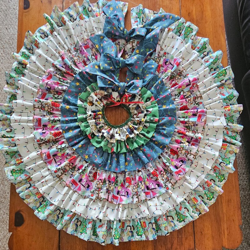 Ruffle Tree Skirt - Etsy
