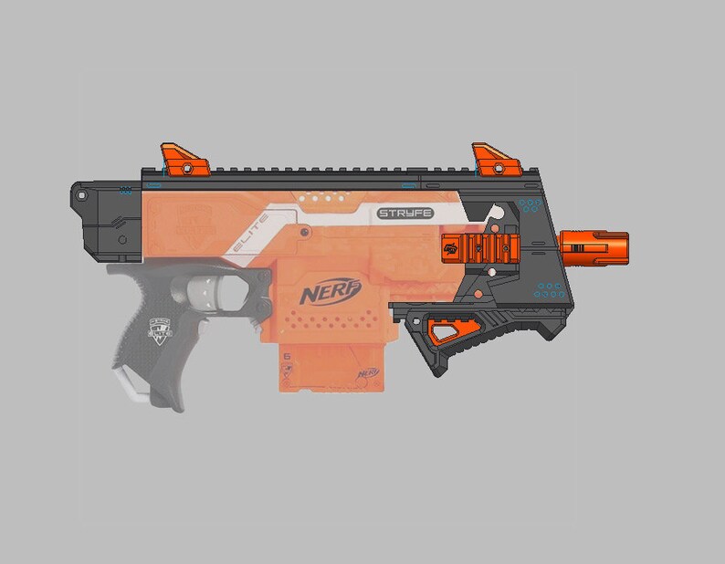 NERF Stryfe Piranha Kit STL Files - Etsy