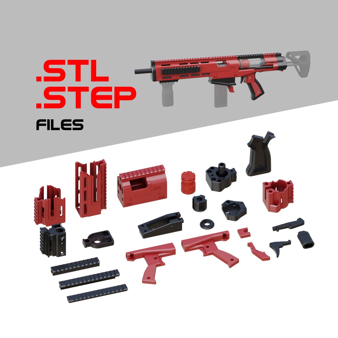 3D Printable Files TC-S2 Talon Claw Foam Dart Blaster - Etsy Australia