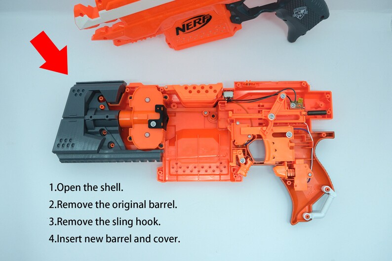 NERF Stryfe Piranha Kit STL Files - Etsy