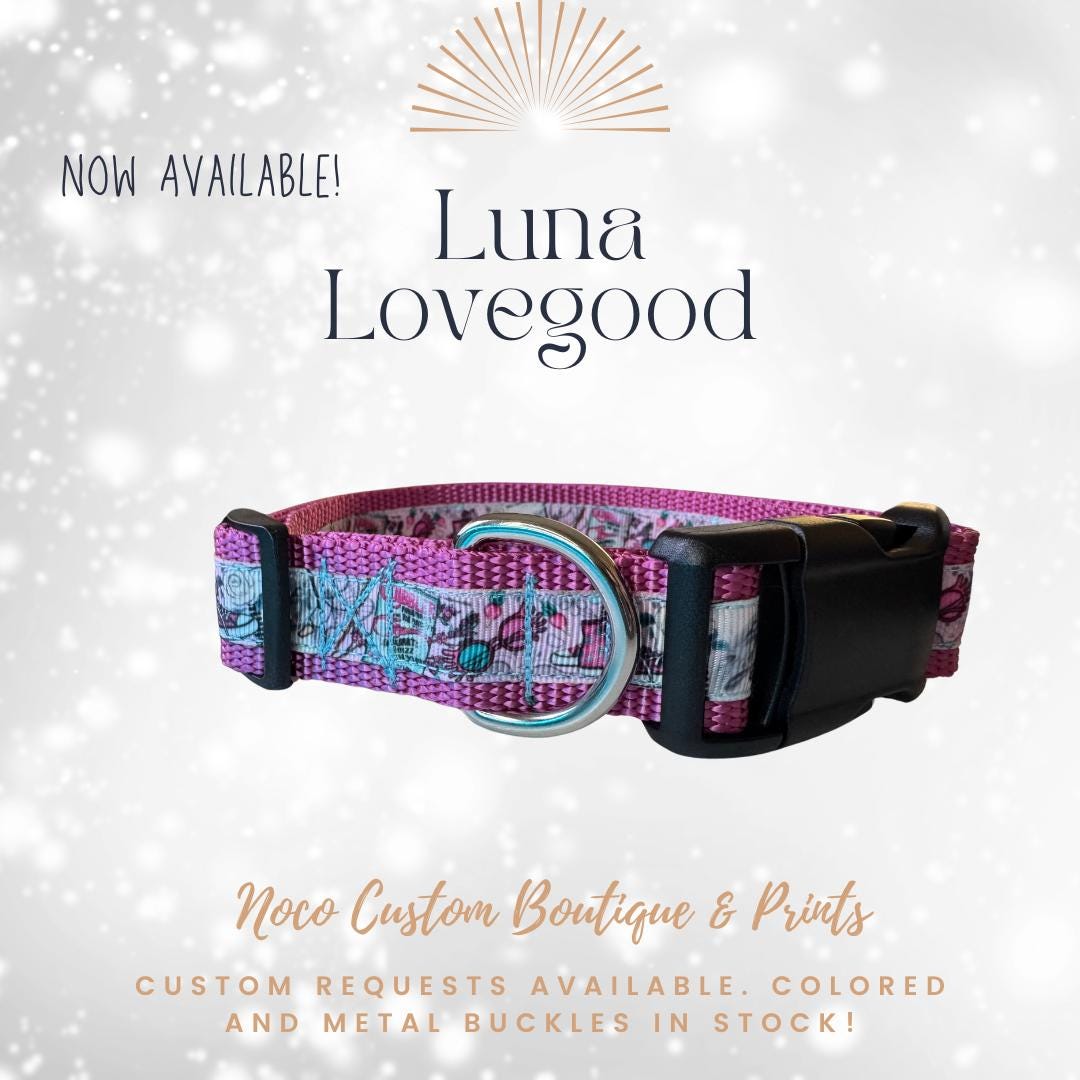 1" Luna Lovegood Harry Potter Ravenclaw Dog Collars - Etsy