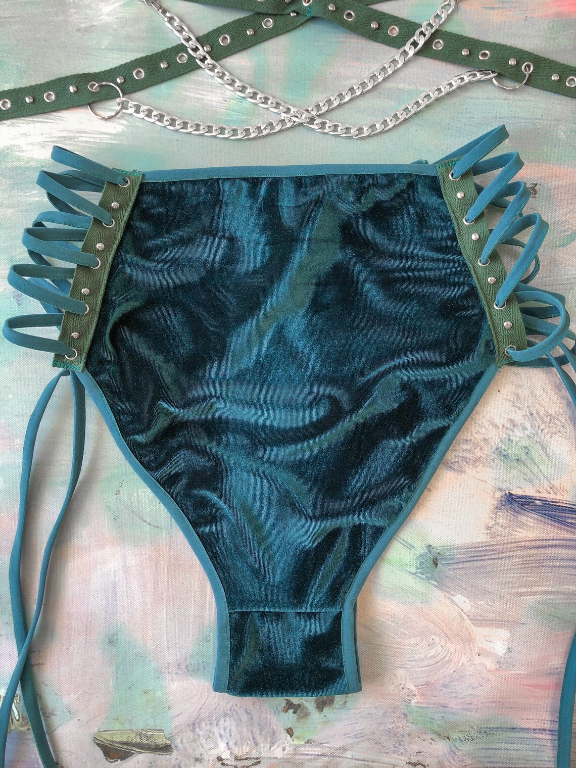 The Grinch Set 2 Piece Set Festival Set Velvet Set Dark - Etsy