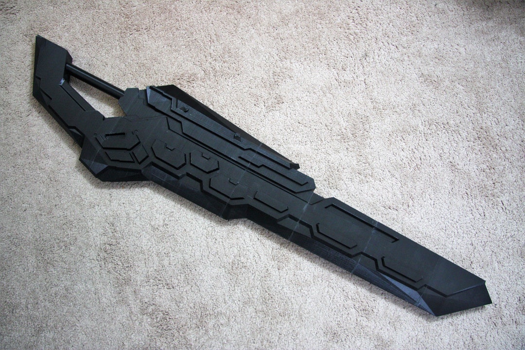 Black Heart Cosplay Sword, 47in, Rough Kit Hyperdimension Neptunia - Etsy