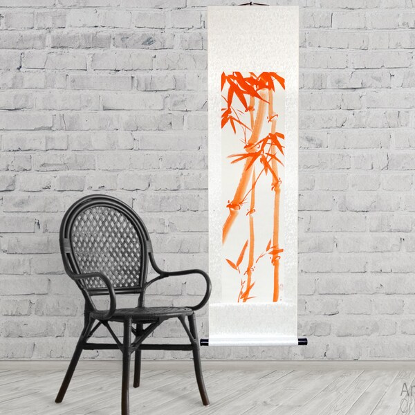 Asian Bamboo Scroll - Etsy
