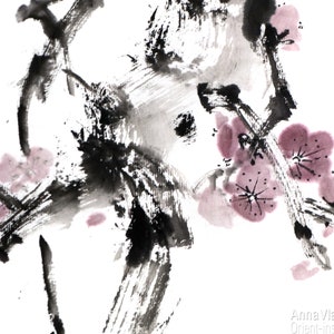 The Four Noble: Orchid Bamboo Chrysanthemum Plum Blossom — Set of 4 ...