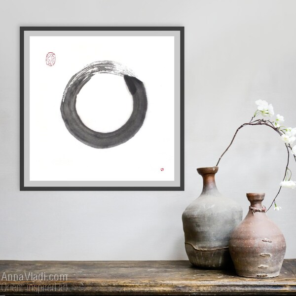 Zen Enso Circle - Etsy