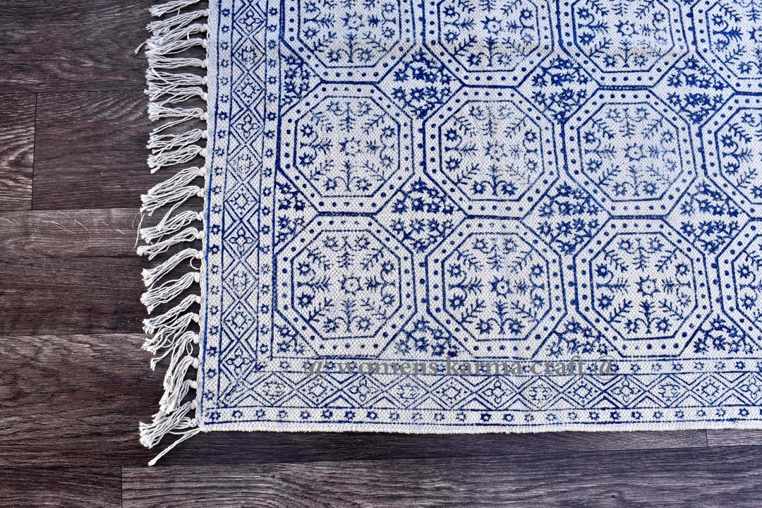 Handmade Cotton Rug Cotton Carpet Area Rug - Etsy