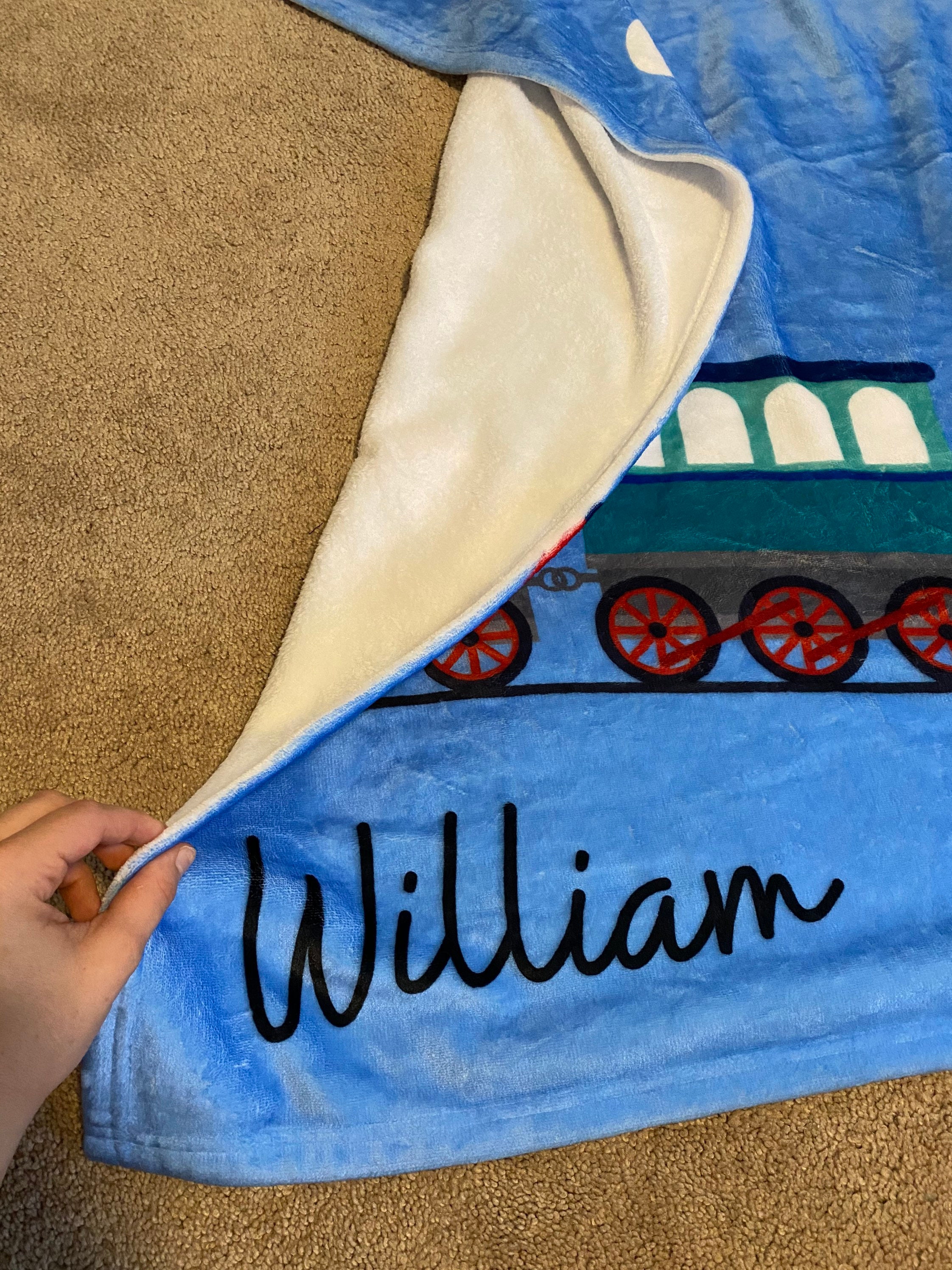 Personalized Train Throw Blanket 50 X 60 Kids Train Blanket - Etsy