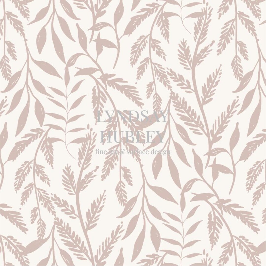FOREST FLOOR a Hand-drawn, Botanical Pattern - Seamless Repeat Tile ...