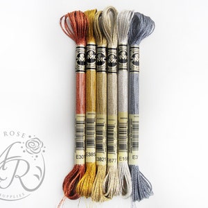 DMC Light Effects Floss - Choose Your Colors and Quantity - Metallic ...
