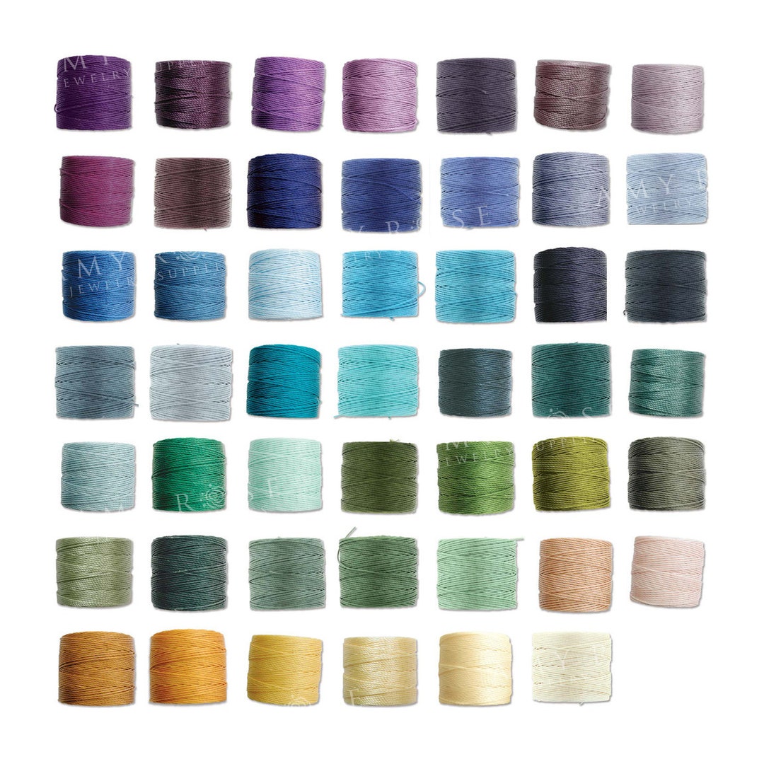 S-lon Tex 210 Beading Cord - 0.5mm 1/2mm 77 Yards #18 - Slon Superlon ...