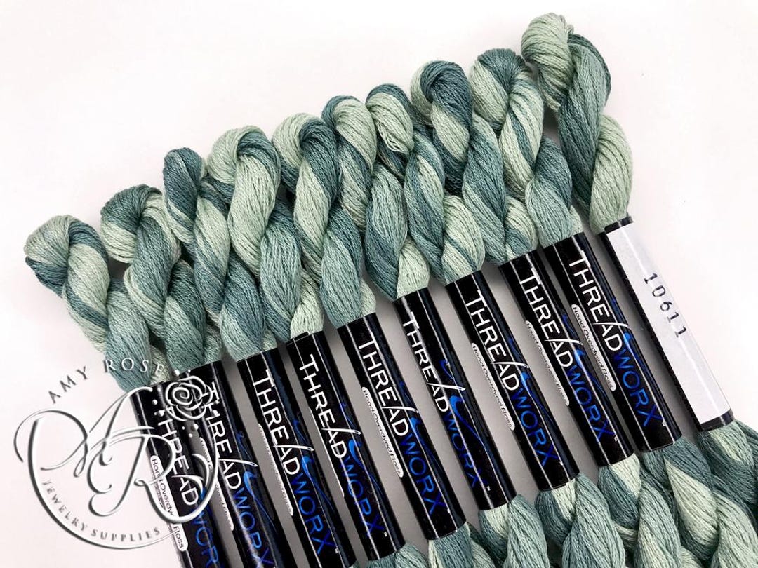 Threadworx Mythical 10611 - Variegated Embroidery Floss - Etsy