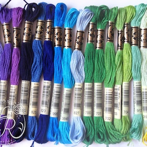 DMC Thread Floss, Choose Your Colors and Quantity - Etsy
