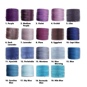 S-lon Tex 210 Beading Cord - 0.5mm 1/2mm 77 Yards #18 - Slon Superlon ...