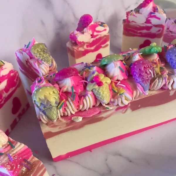 Birthday Cake Soap - Etsy