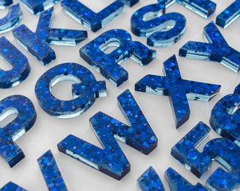 Royal Blue Alphabet | Etsy