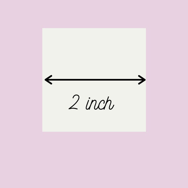 2 Inch Square - Etsy