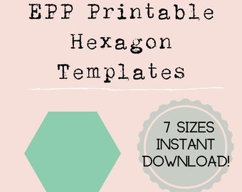 Printable Hexagon Template Free