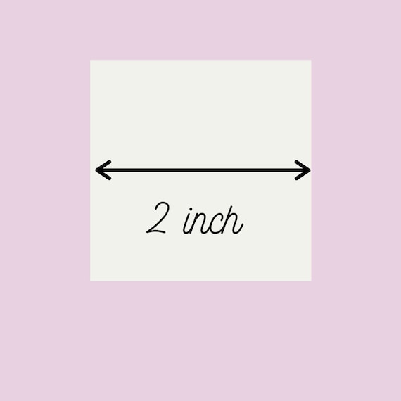 English Paper Pieces 2 Inch Square Templates - Etsy