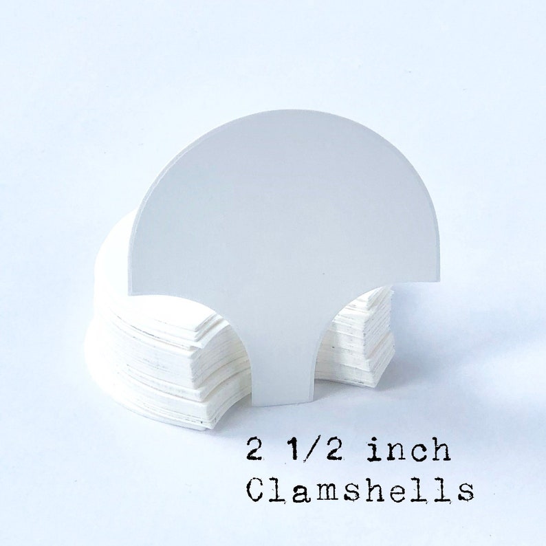 2 1/2 Inch Clamshell Templates for English Paper Pieced Patchwork ...