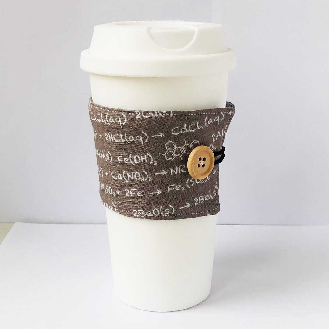 Chemistry Equations Science Cup Cosy Reusuable Takeaway - Etsy