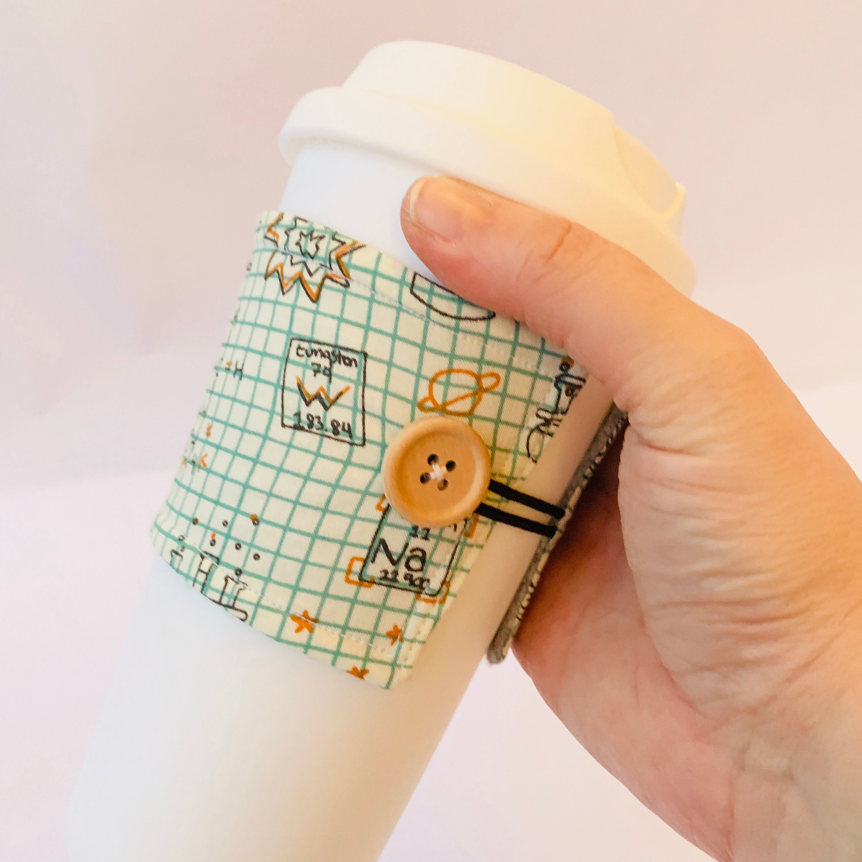 Science Cup Cosy Reusuable Takeaway Coffee Sleeve | Etsy