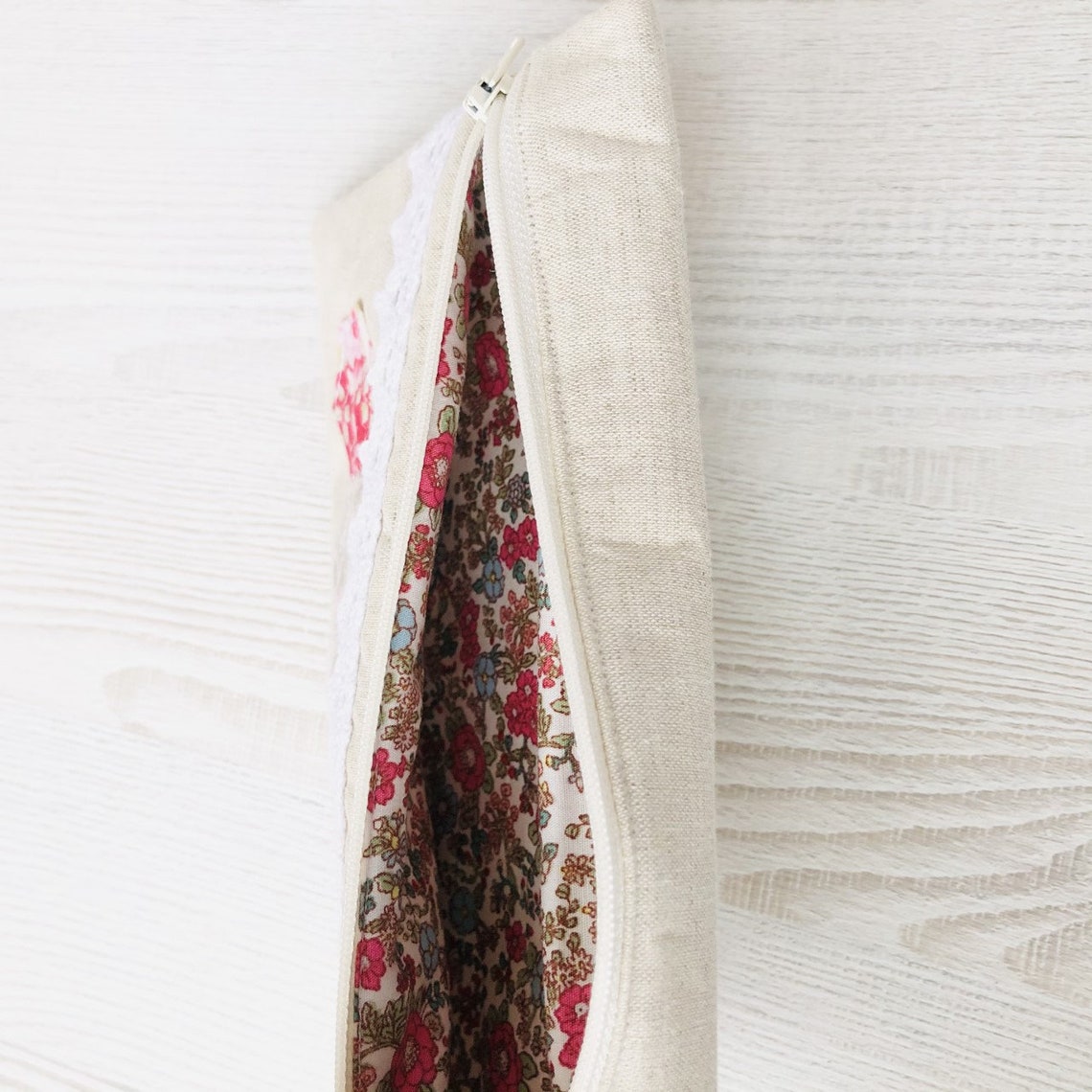 Patchwork Pencil Case Zip up Pouch Organizer - Etsy