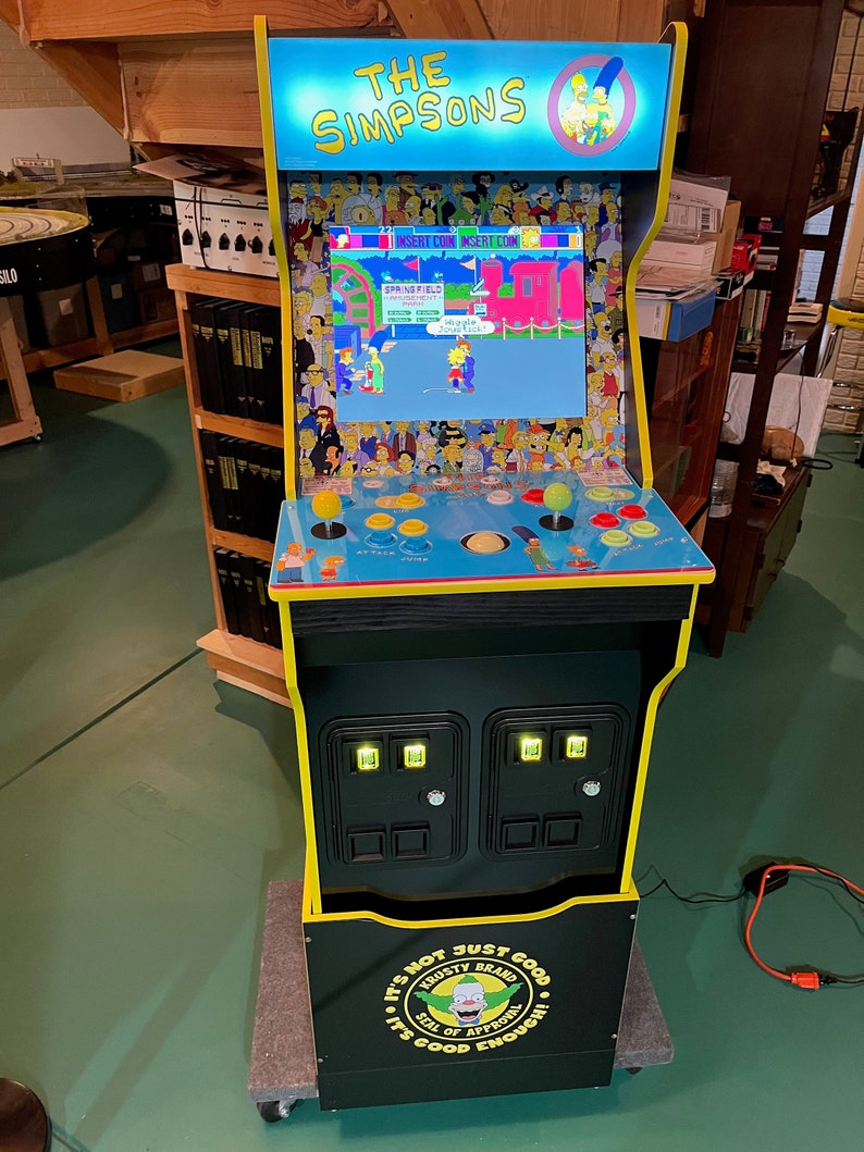 Simpsons Arcade1up 4 Player to 2player Conversion Panel Only - Etsy
