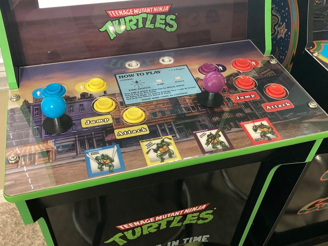 TNMT Arcade1up 4 Player to 2player Conversion Panel - Etsy