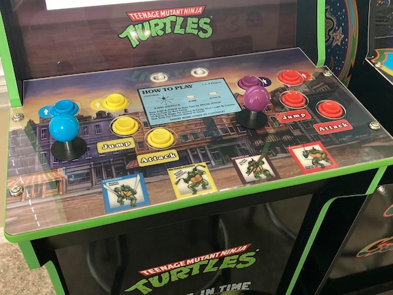 TNMT Arcade1up 4 Player to 2player Conversion Panel - Etsy