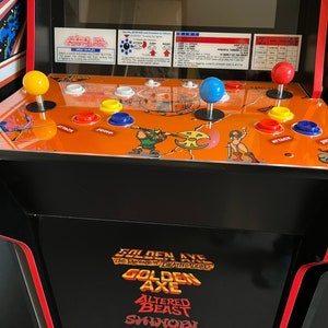Golden Axe Arcade1up 4 Player to 2player Conversion Panel Only - Etsy
