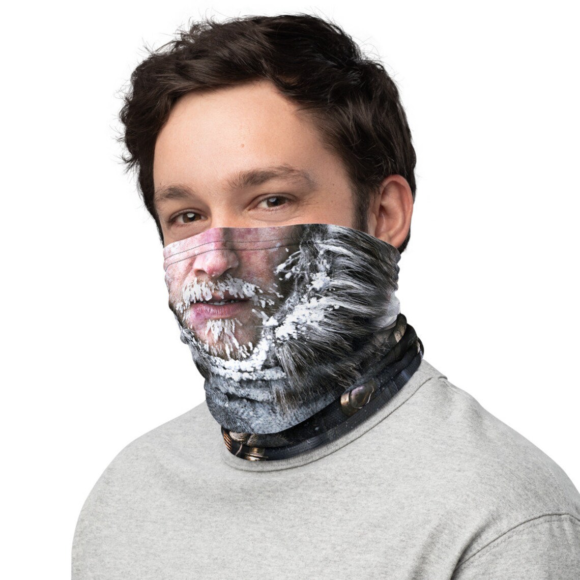 Frozen Face Mask Frostbite Face Mask Viking Frozen Beard - Etsy